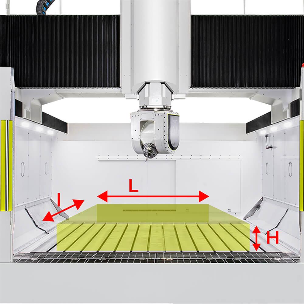 Centre usinage à portique 5 axes Table fixe APEC Série G | Machine-outil TTGroup France